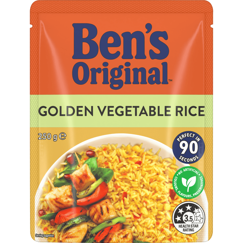 BEN'S ORIGINAL™ | Golden Vegetable | Microwave Rice